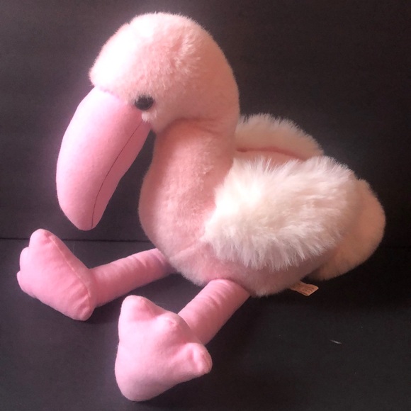 Other | Big 2 Vintage Pink Flamingo Bird Plush Stuffed | Poshmark